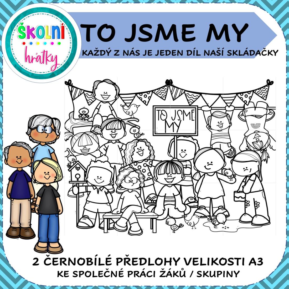 TO JSME MY - každý z nás je jeden díl skládačky | Učitelnice