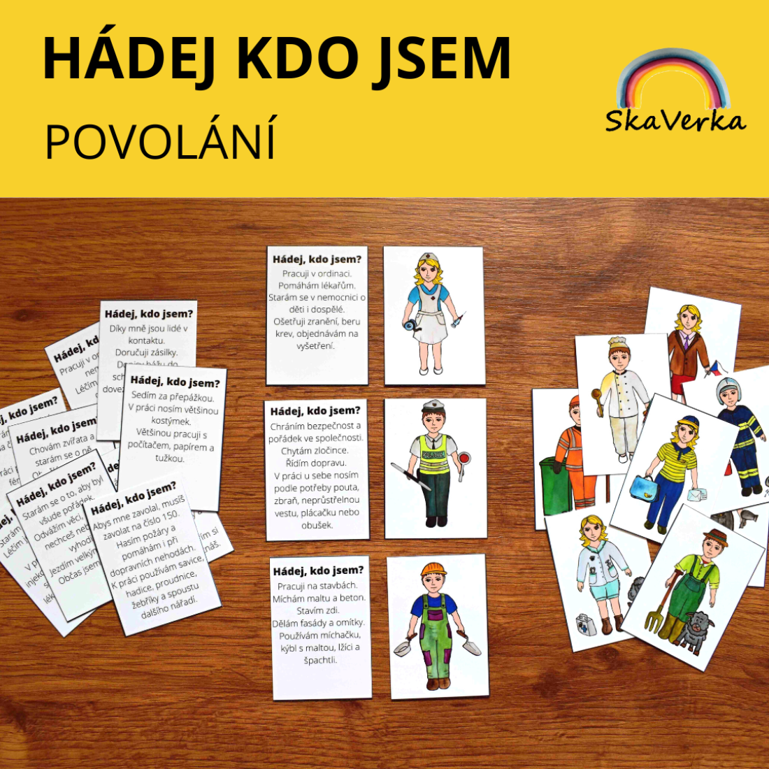 HÁDEJ KDO JSEM - povolání | Učitelnice