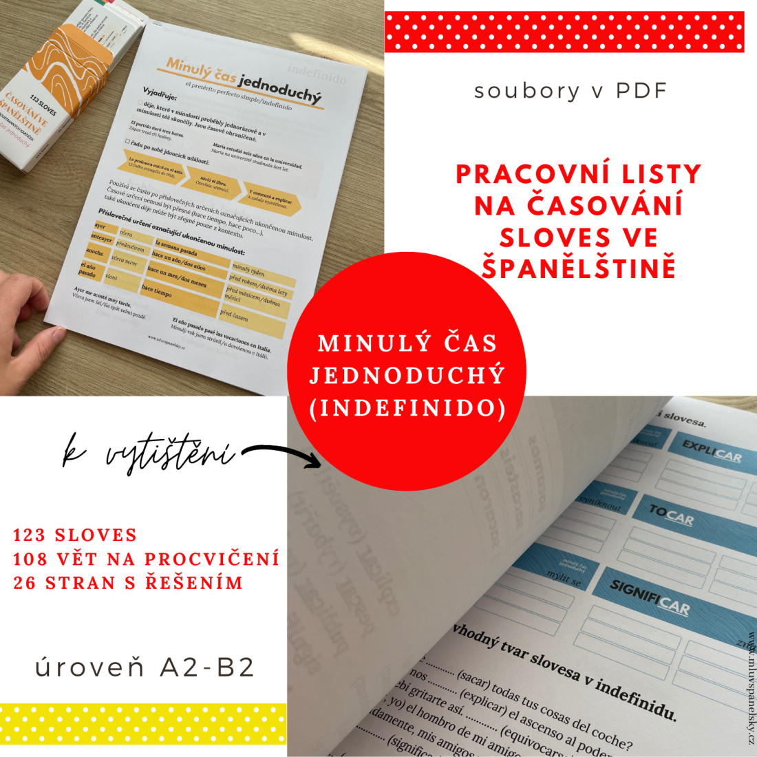 Pracovní listy na časování sloves v minulém čase jednoduchém ve ...