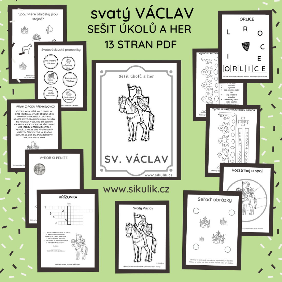 SEŠIT ÚKOLŮ A HER SVATÝ VÁCLAV | Učitelnice