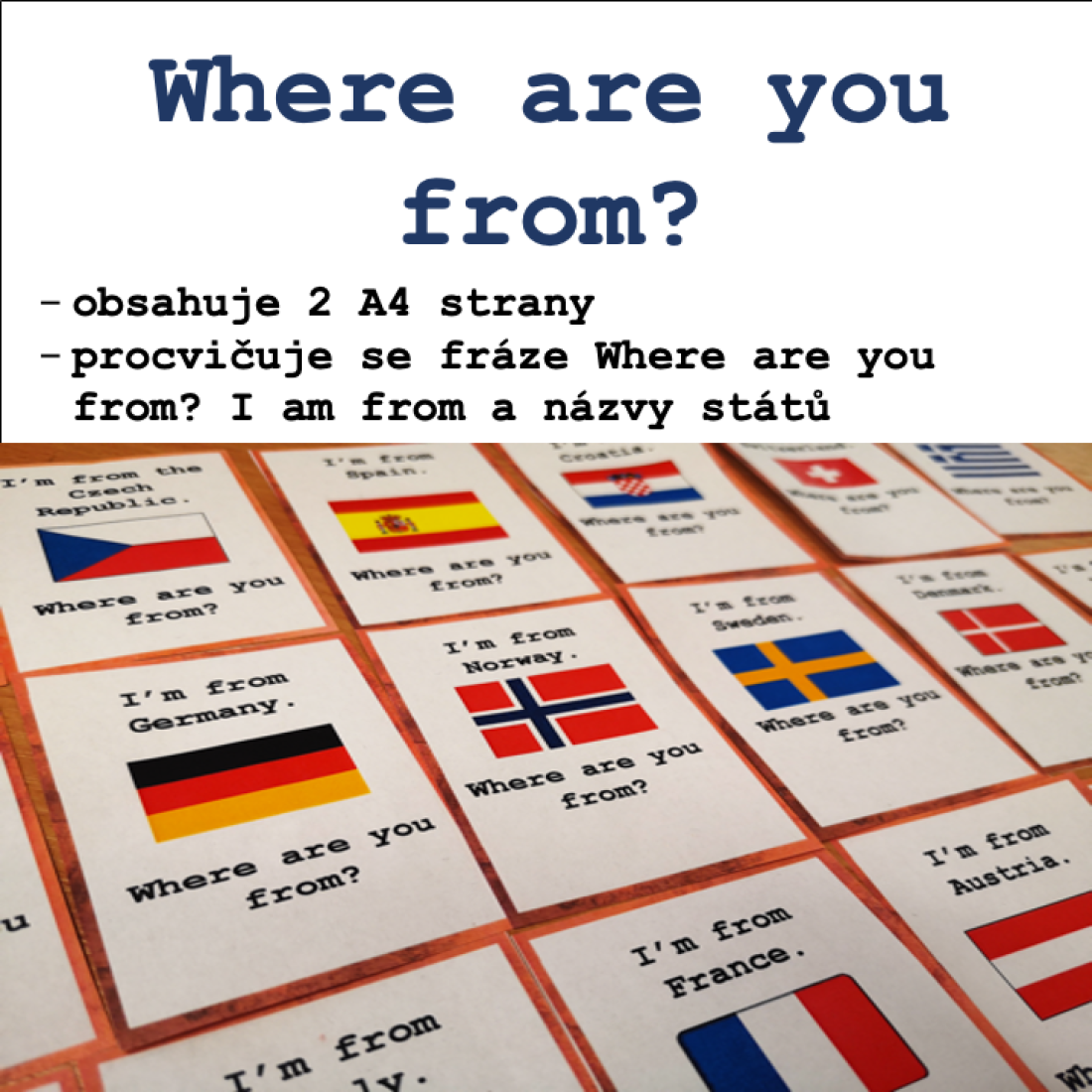 Materiál - Where are you from?