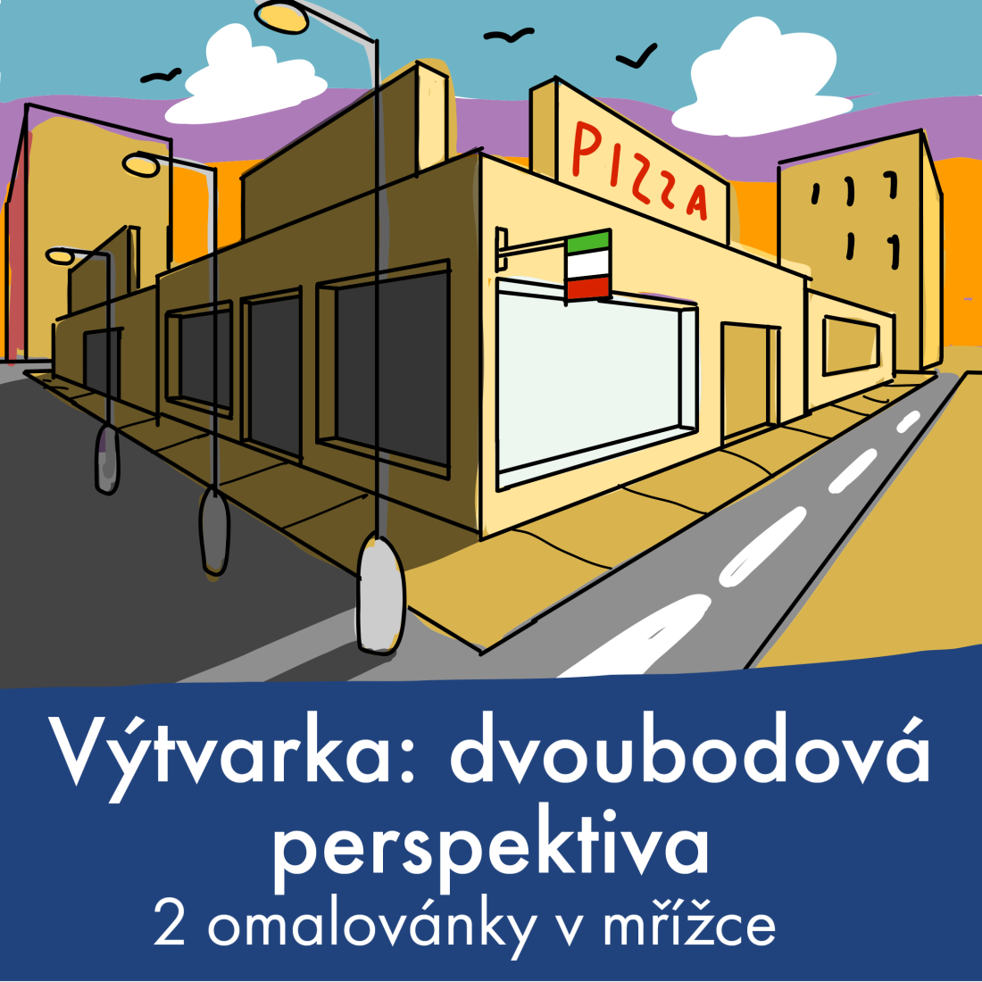 Dvoubodová perspektiva | Učitelnice