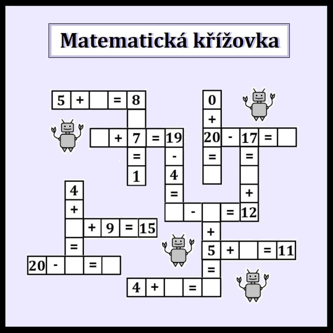 Matematická křížovka | Učitelnice