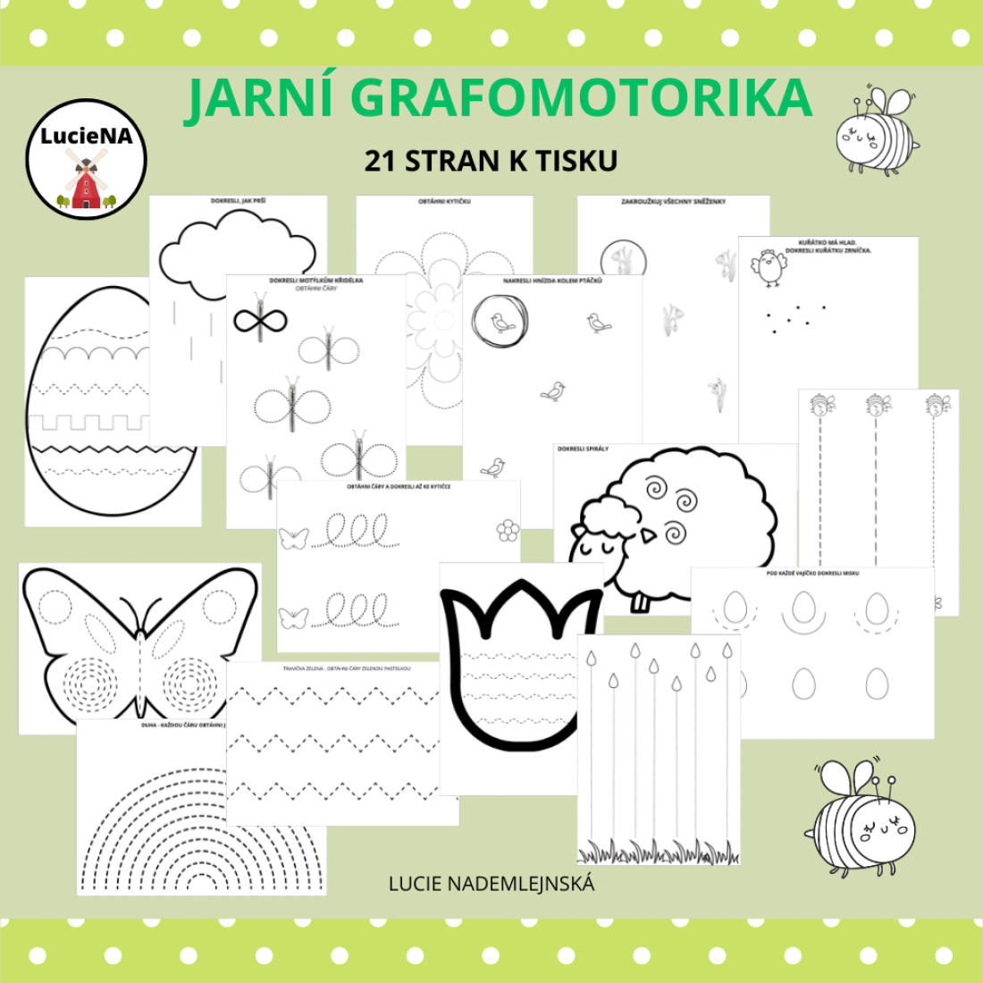 Jarní grafomotorika | Učitelnice