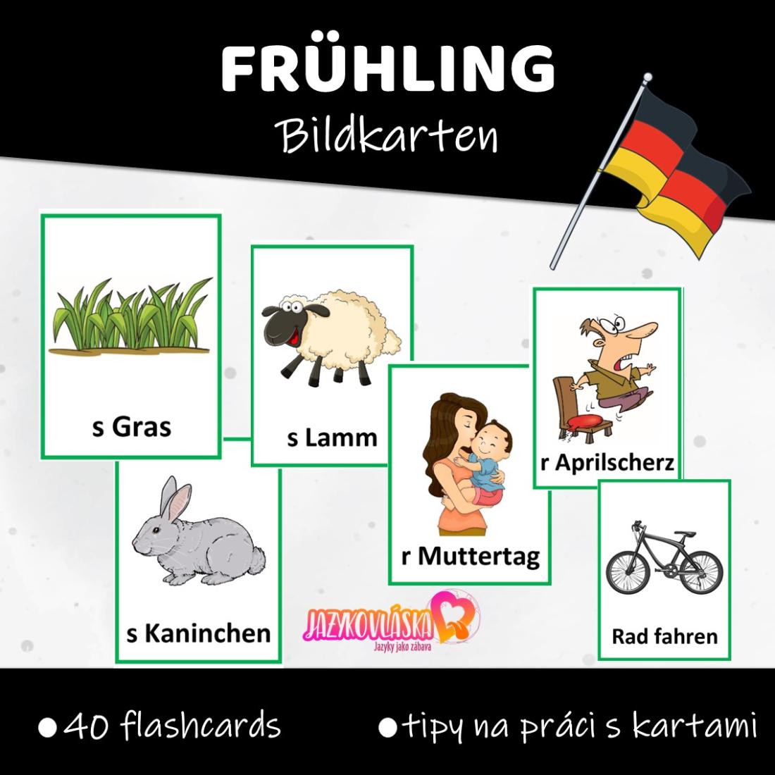 Frühling Bildkarten | Učitelnice