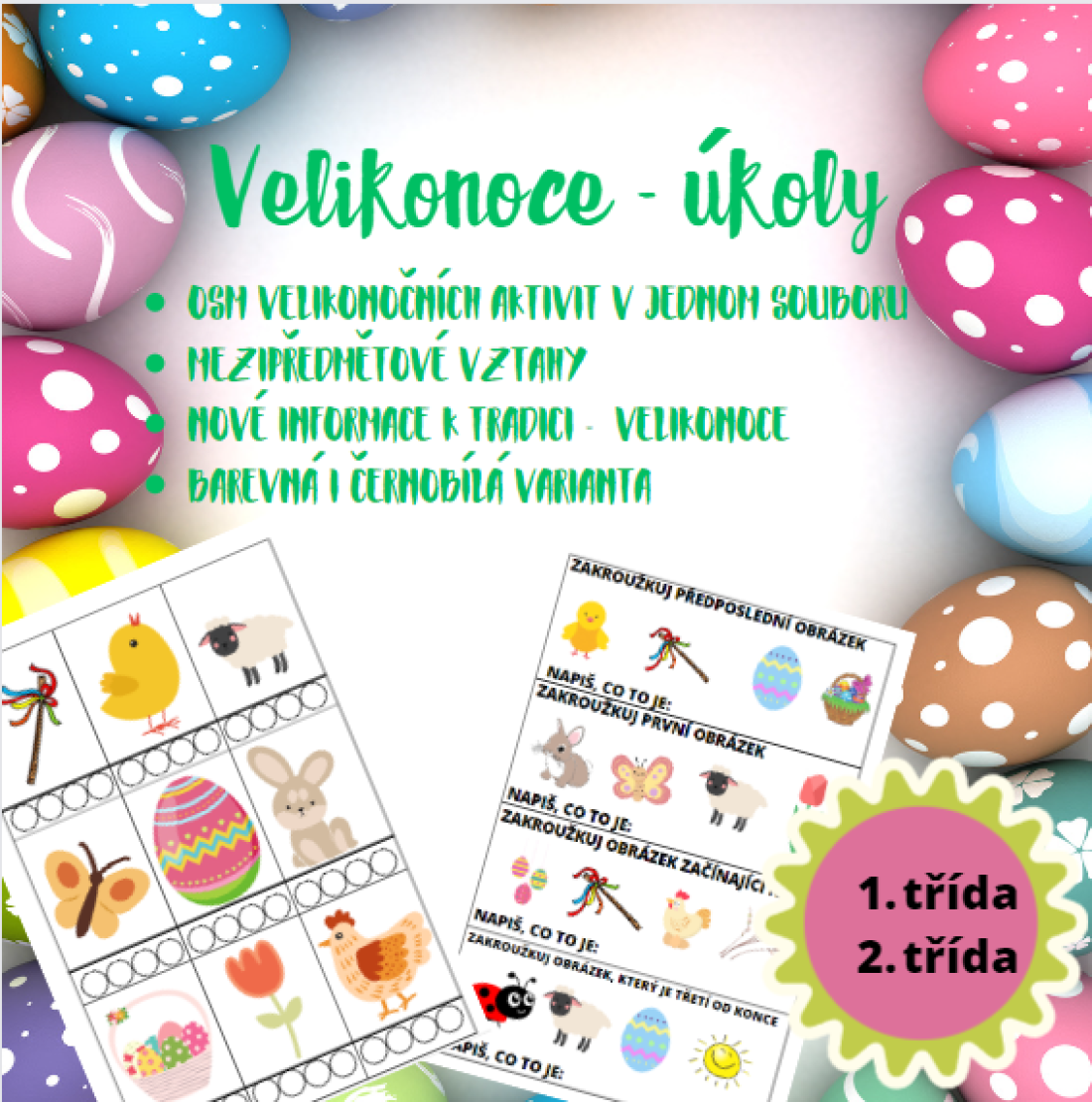 VELIKONOČNÍ ÚKOLY | Učitelnice