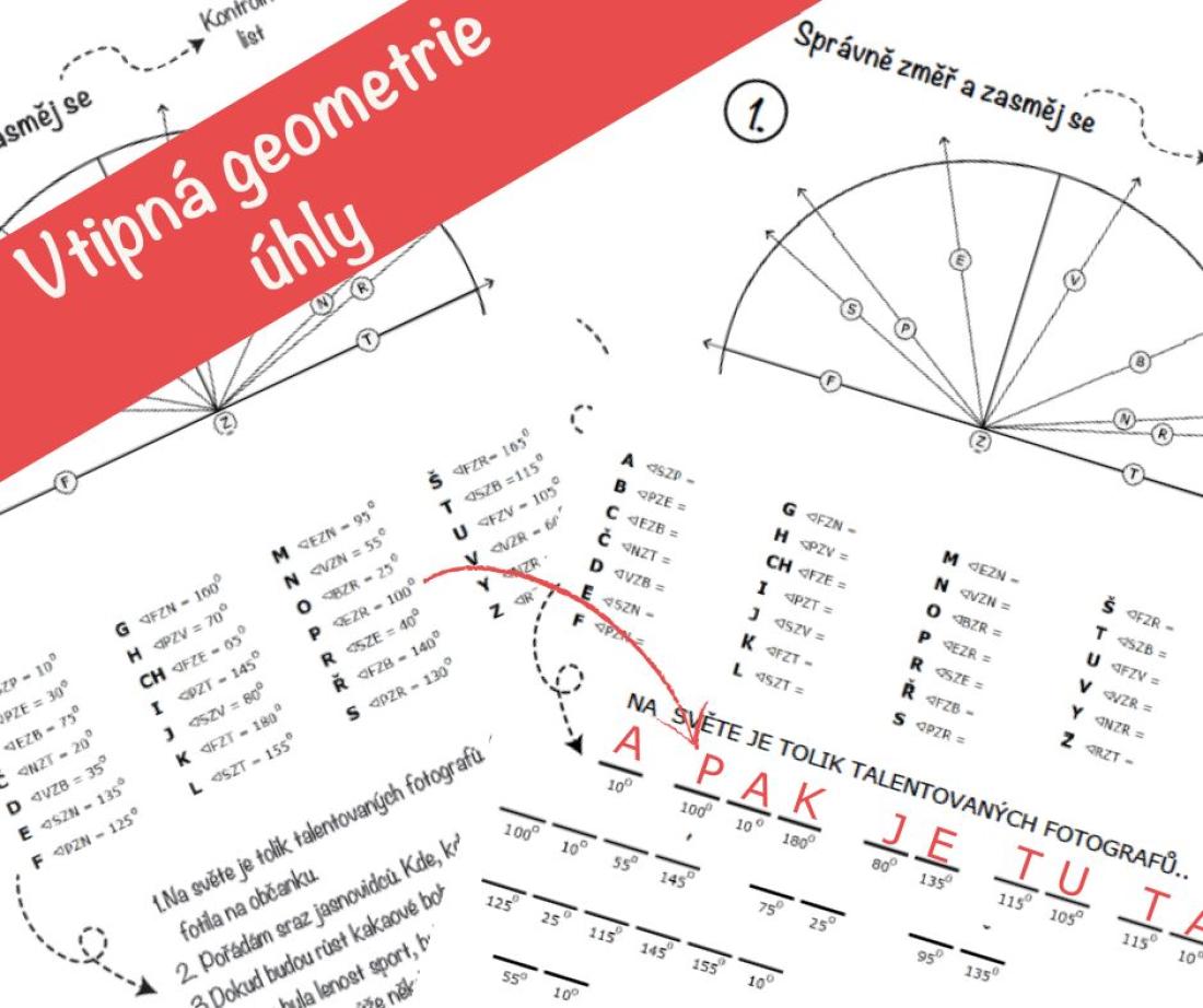 Vtipná geometrie - úhly | Učitelnice