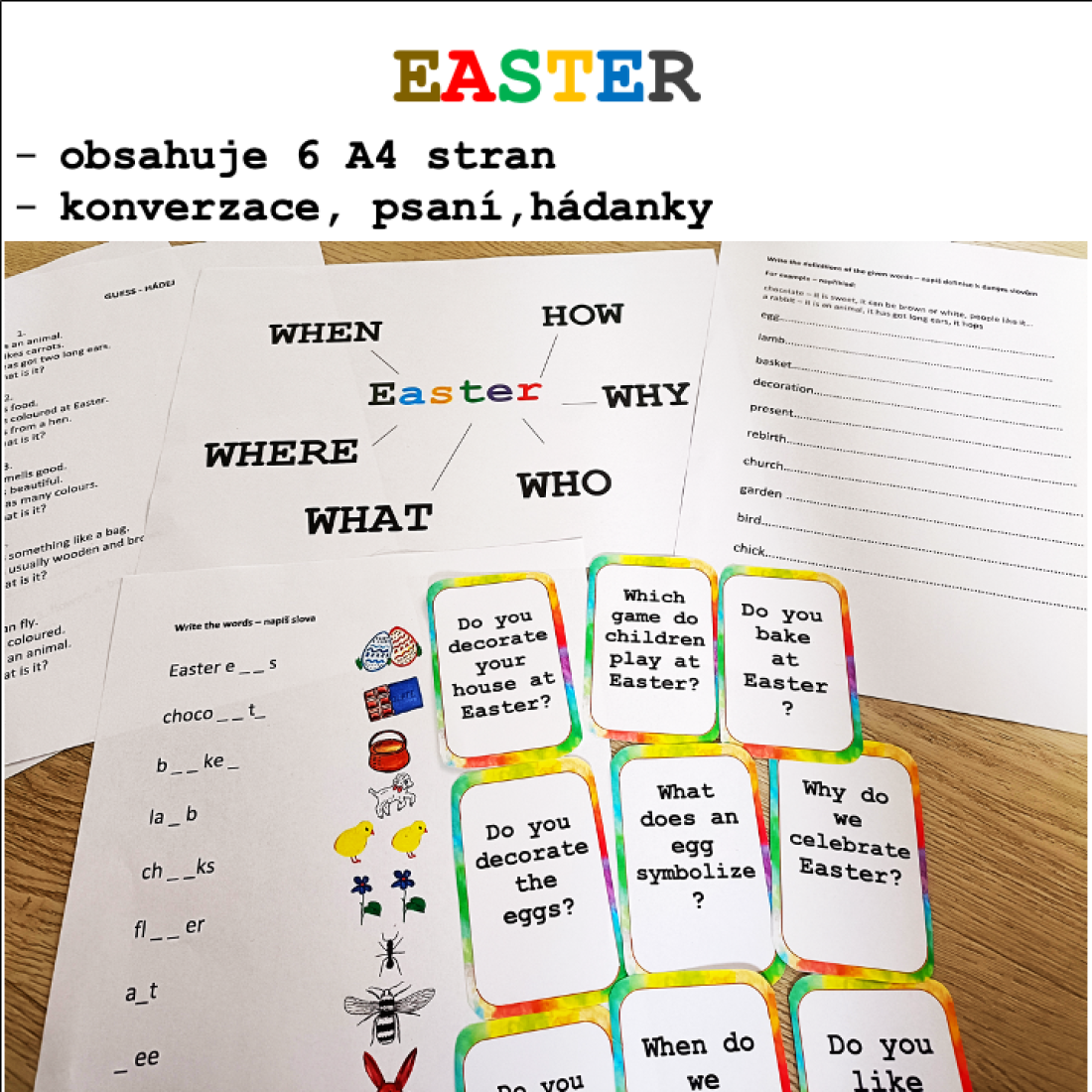 Easter - speaking, writing | Učitelnice