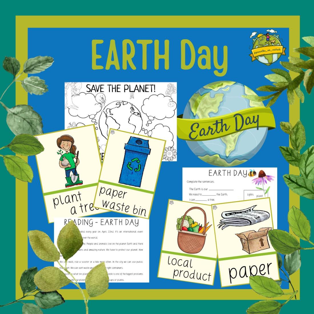 Materiál - Earth Day