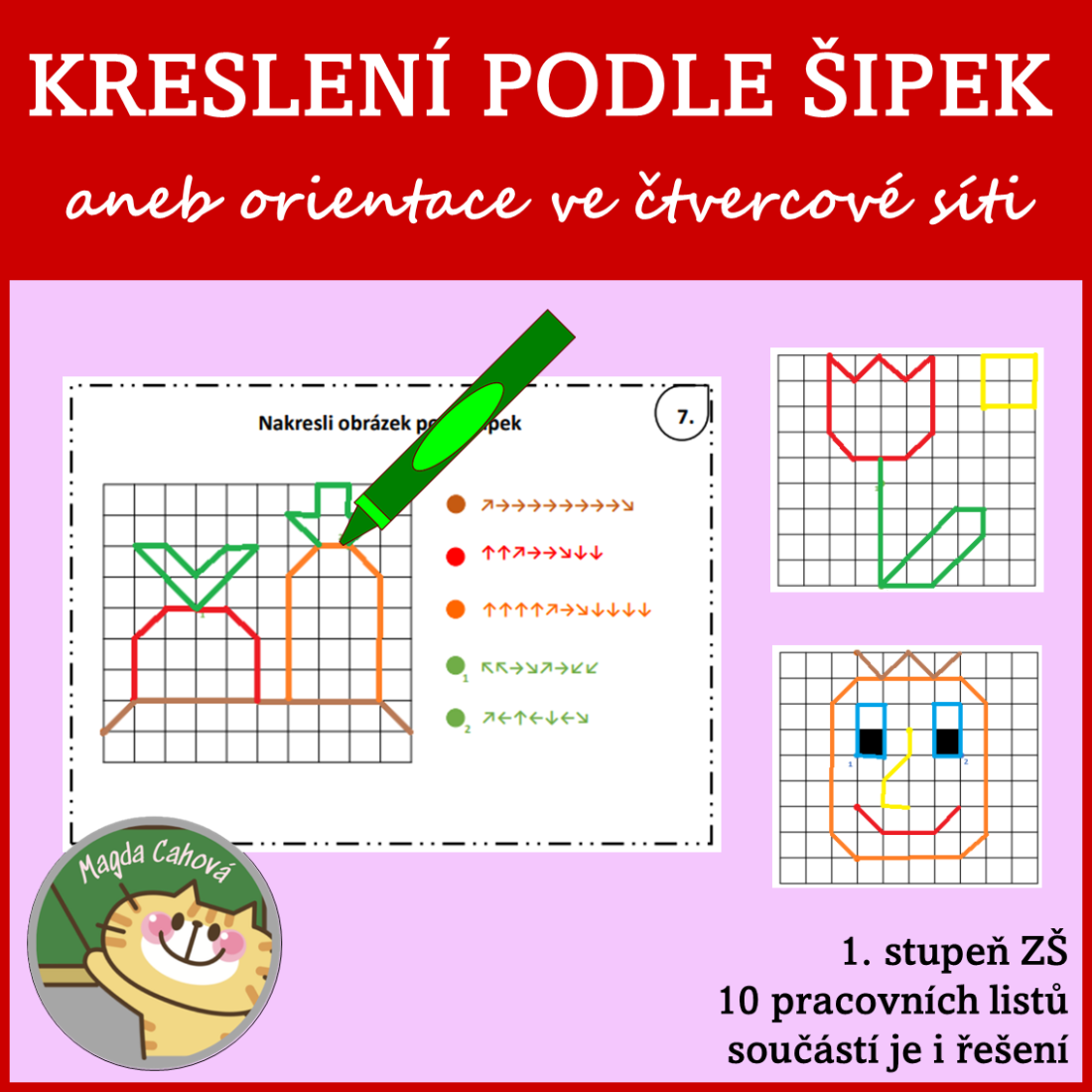 Kreslení podle šipek | Učitelnice