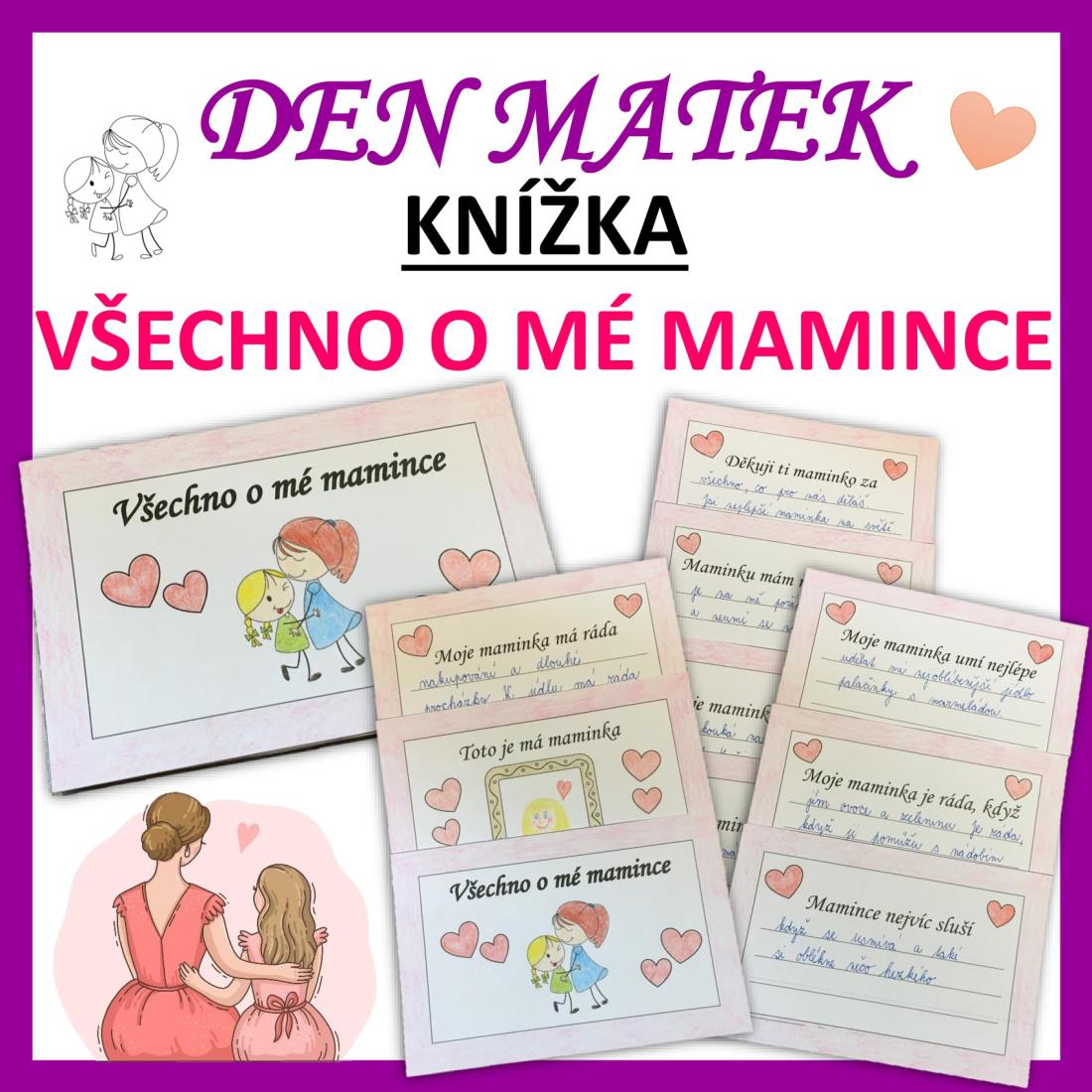 Materiál - KNÍŽKA - Všechno o mé mamince - DEN MATEK