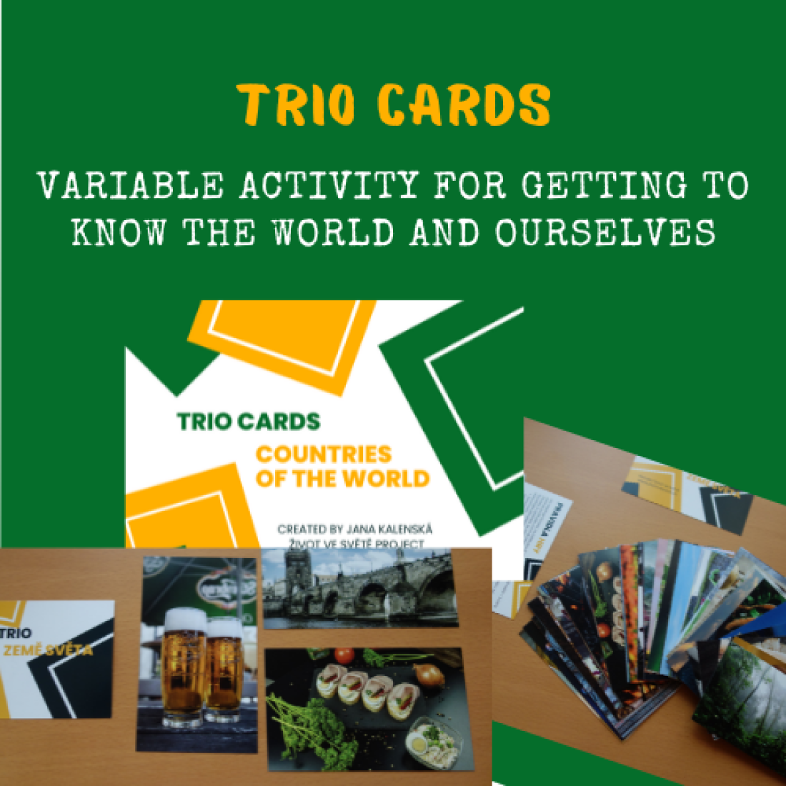 Materiál - TRIO Cards