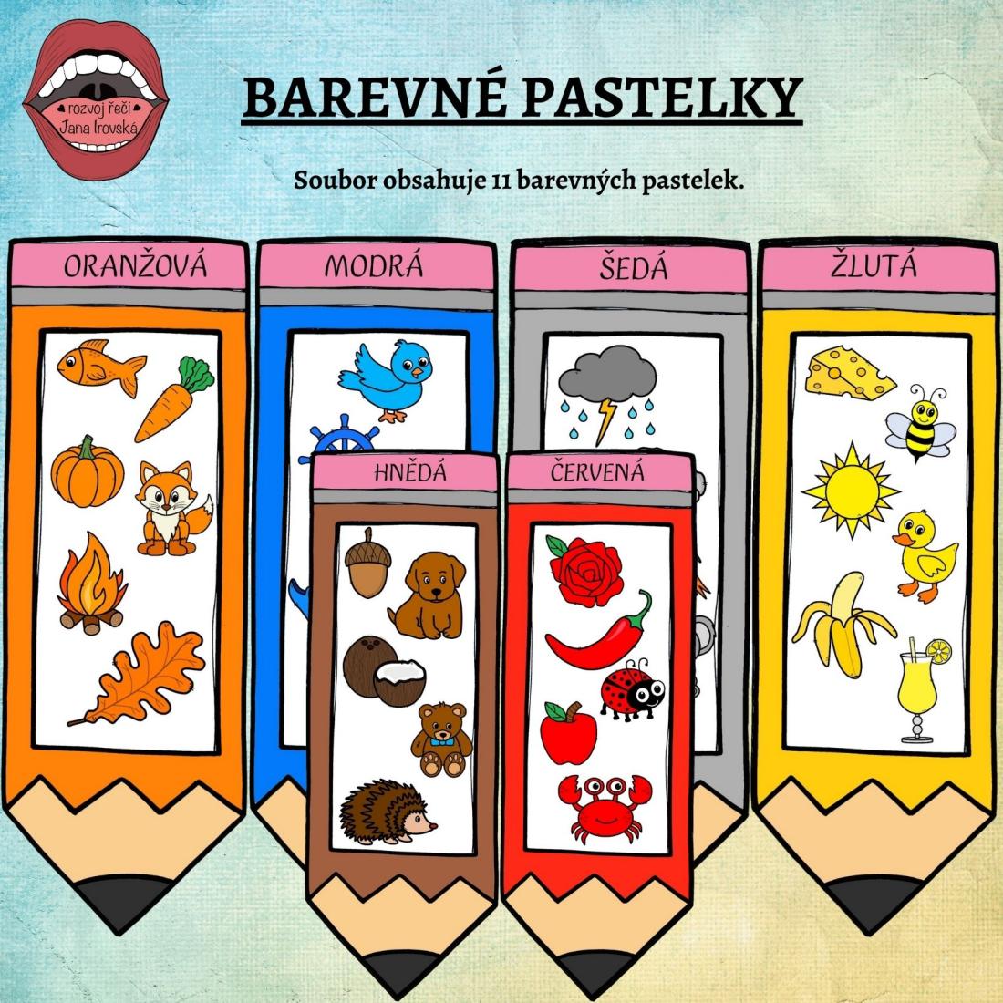 BAREVNÉ PASTELKY | Učitelnice