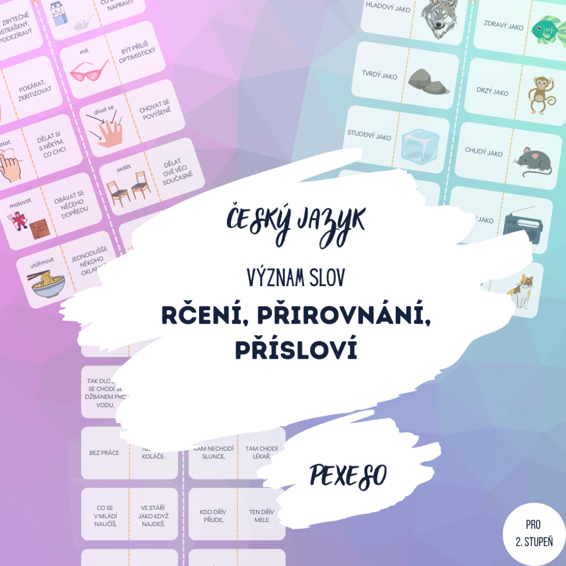 Význam slov - rčení, přirovnání, přísloví | Učitelnice