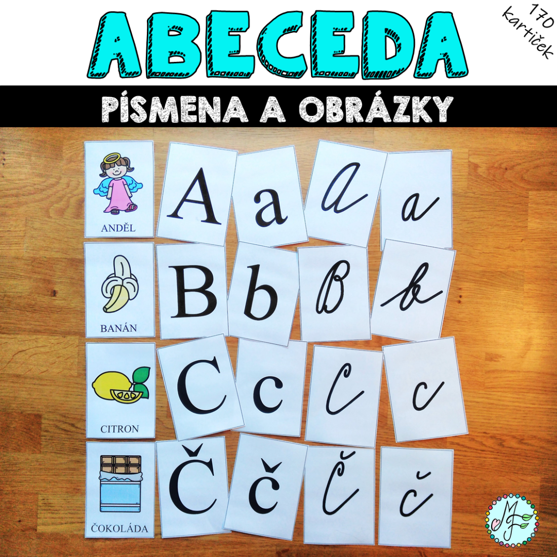 Abeceda - písmena a obrázky | Učitelnice