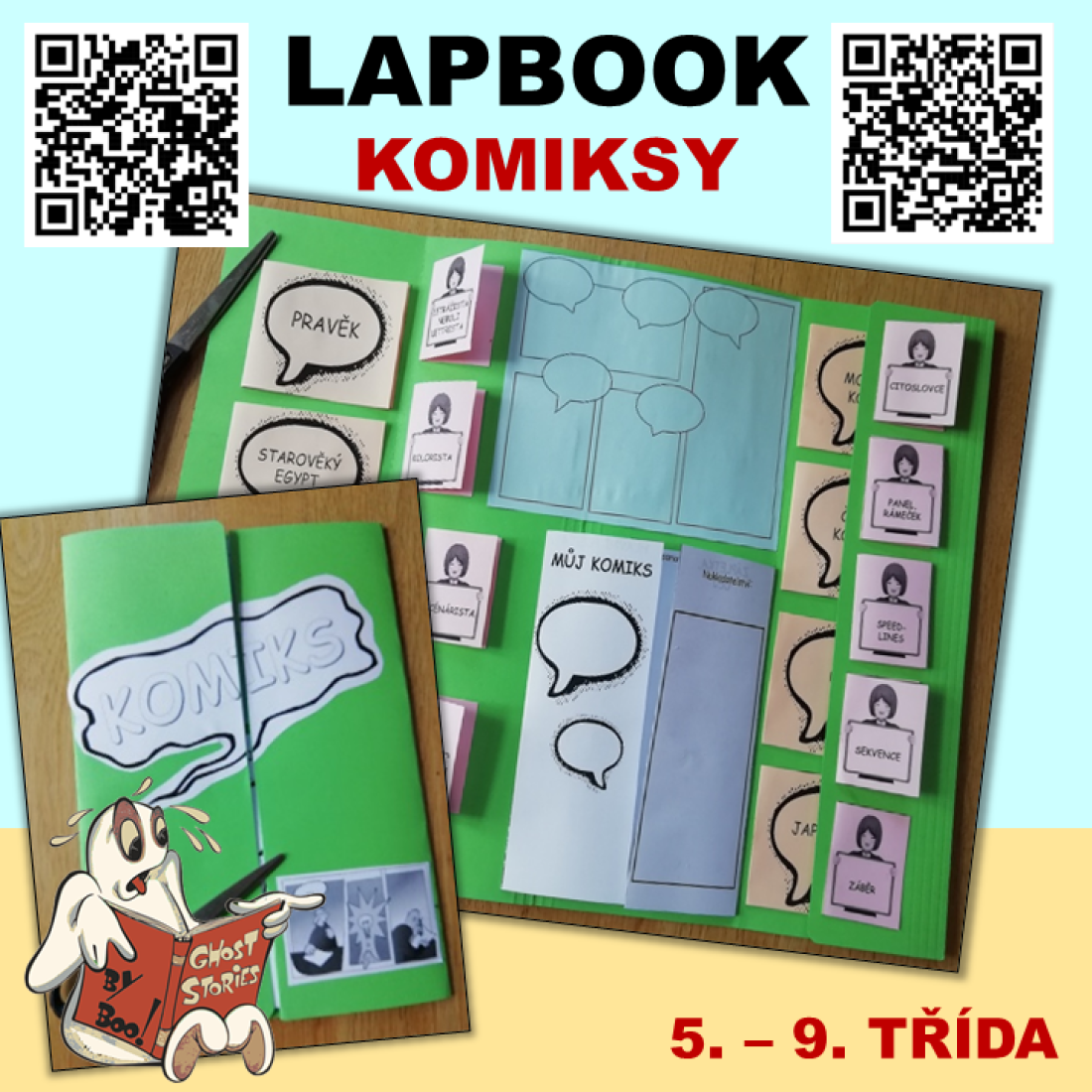 Komiksový lapbook | Učitelnice