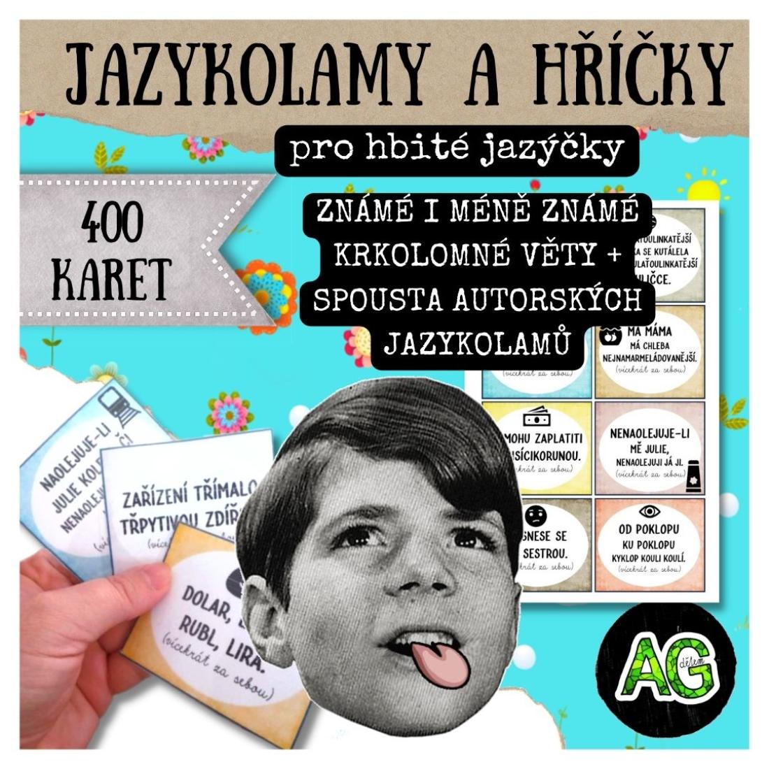 400! JAZYKOLAMŮ A SLOVNÍCH HŘÍČEK + AUTORSKÉ JAZYKOLAMY | Učitelnice