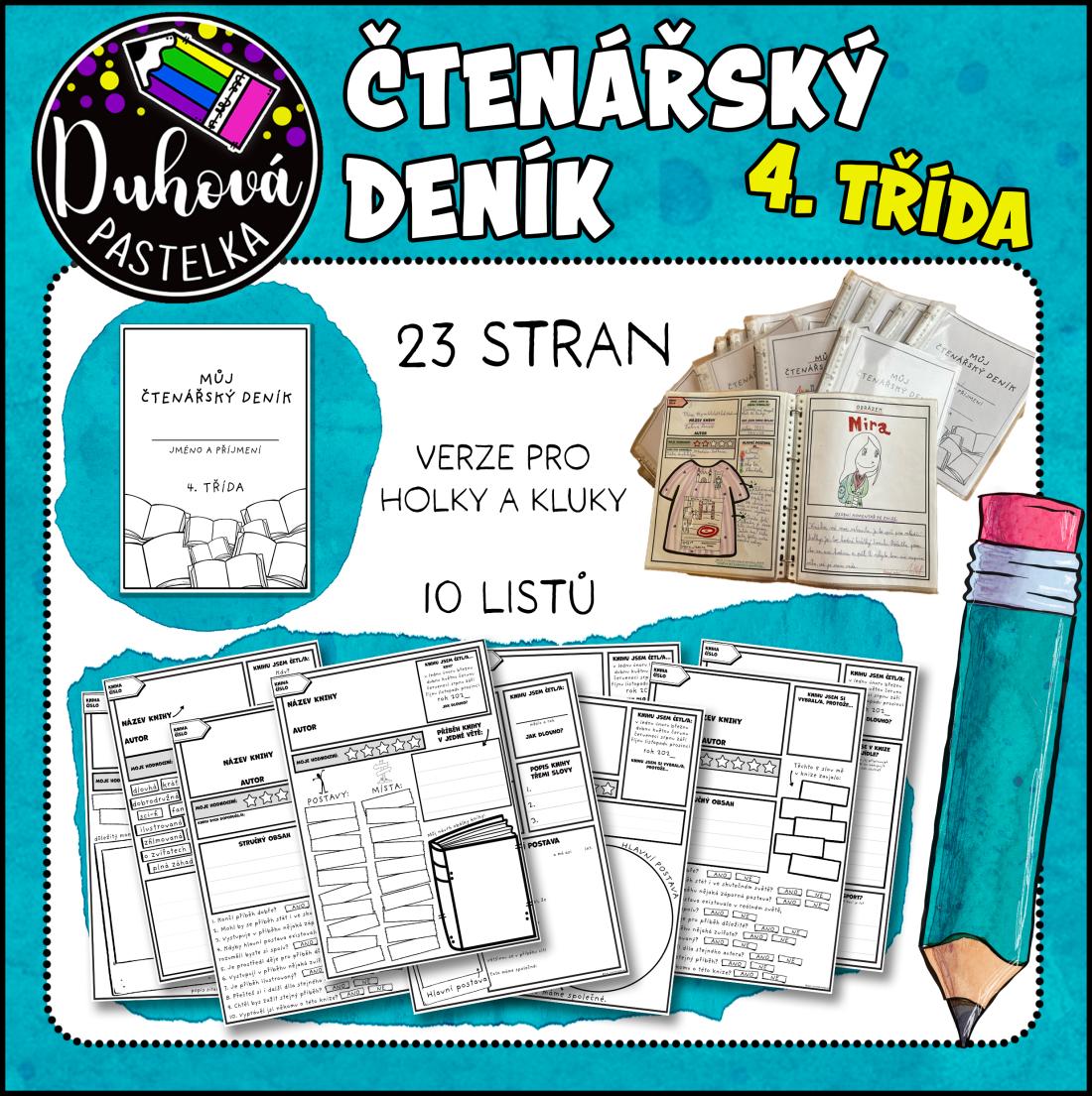 Čtenářský deník - 4. třída | Učitelnice