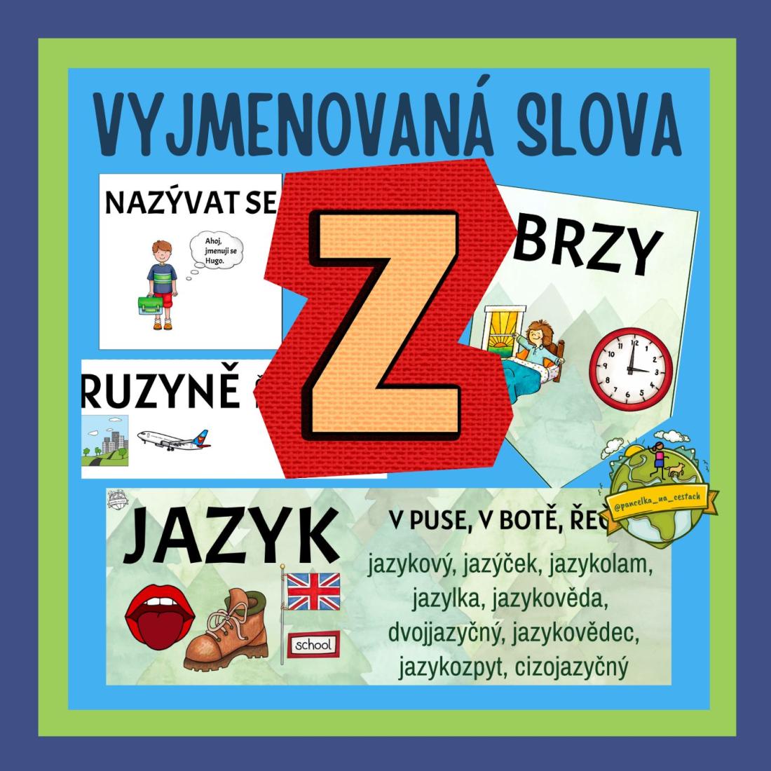 Vyjmenovaná slova po Z | Učitelnice