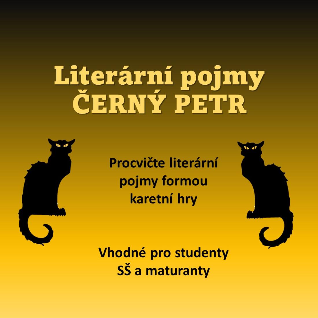 Materiál - Literární pojmy - ČERNÝ PETR