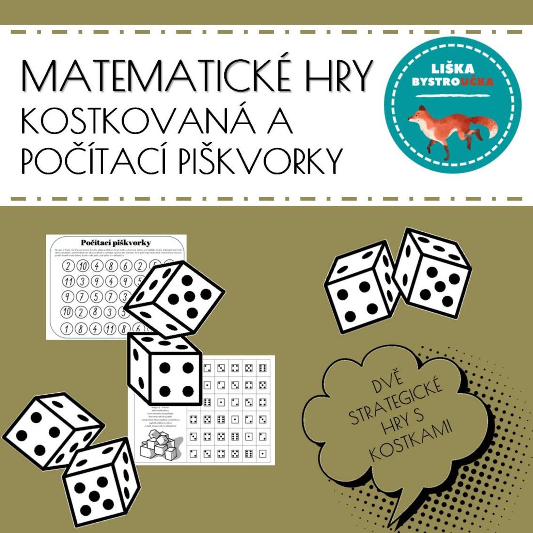 Materiál - KOSTKOVANÁ A POČÍTACÍ PIŠKVORKY