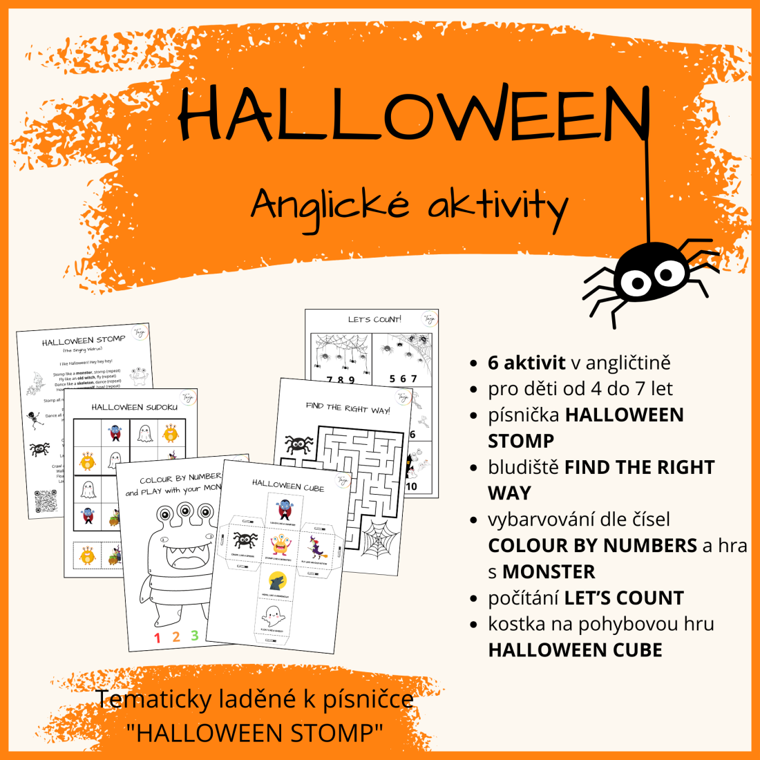 Materiál - HALLOWEEN - anglické aktivity vztažené k písničce "HALLOWEEN ...