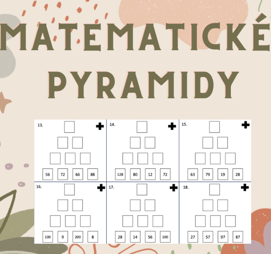 Matematické pyramidy | Učitelnice