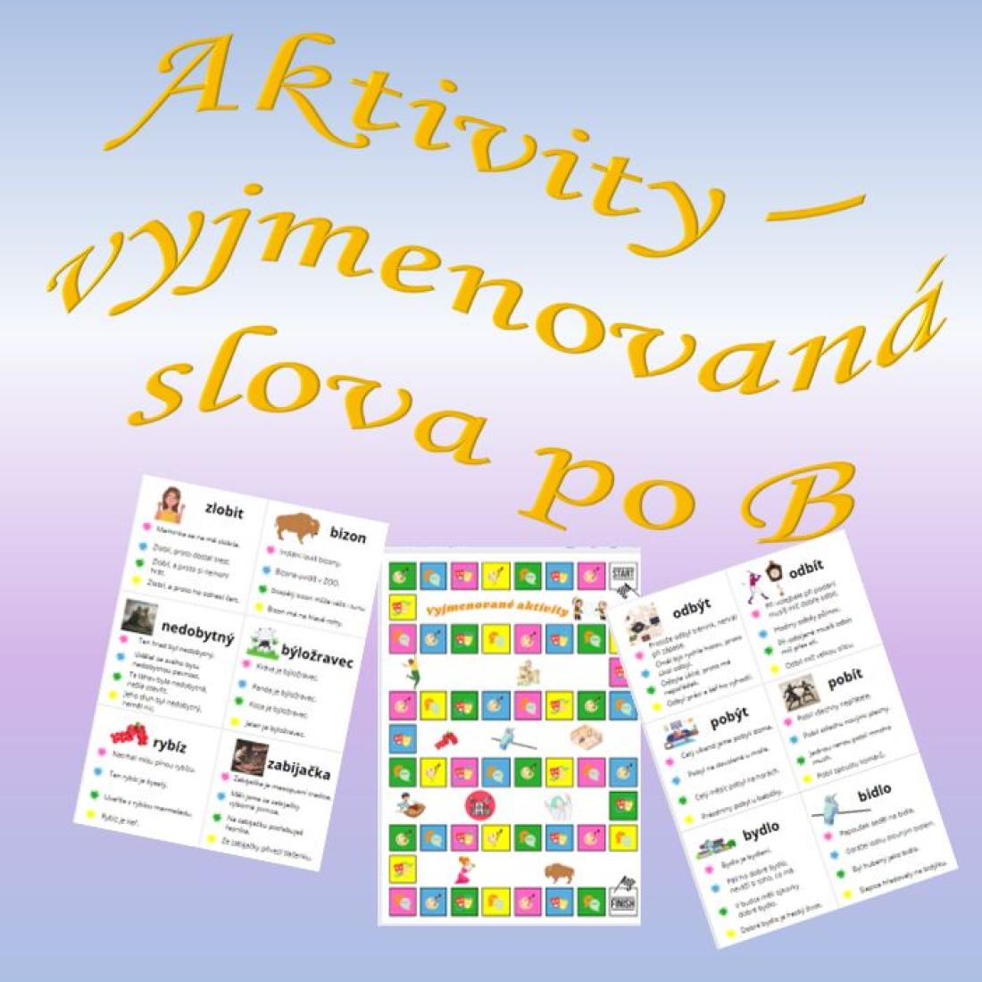 Aktivity - vyjmenovaná slova po B | Učitelnice