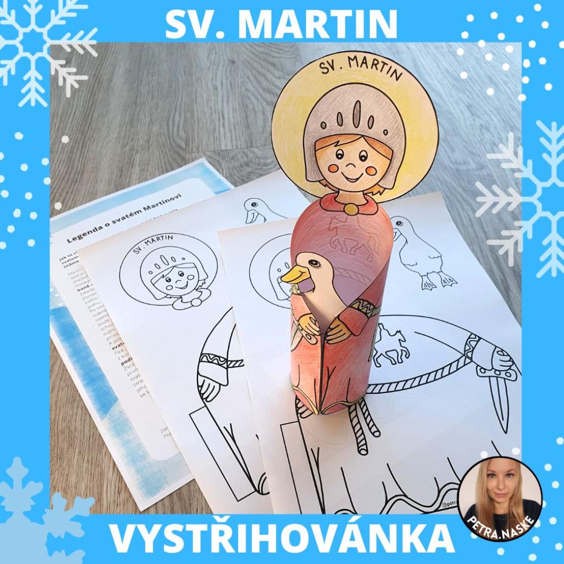 SV. MARTIN - Legenda a vystřihovánka | Učitelnice