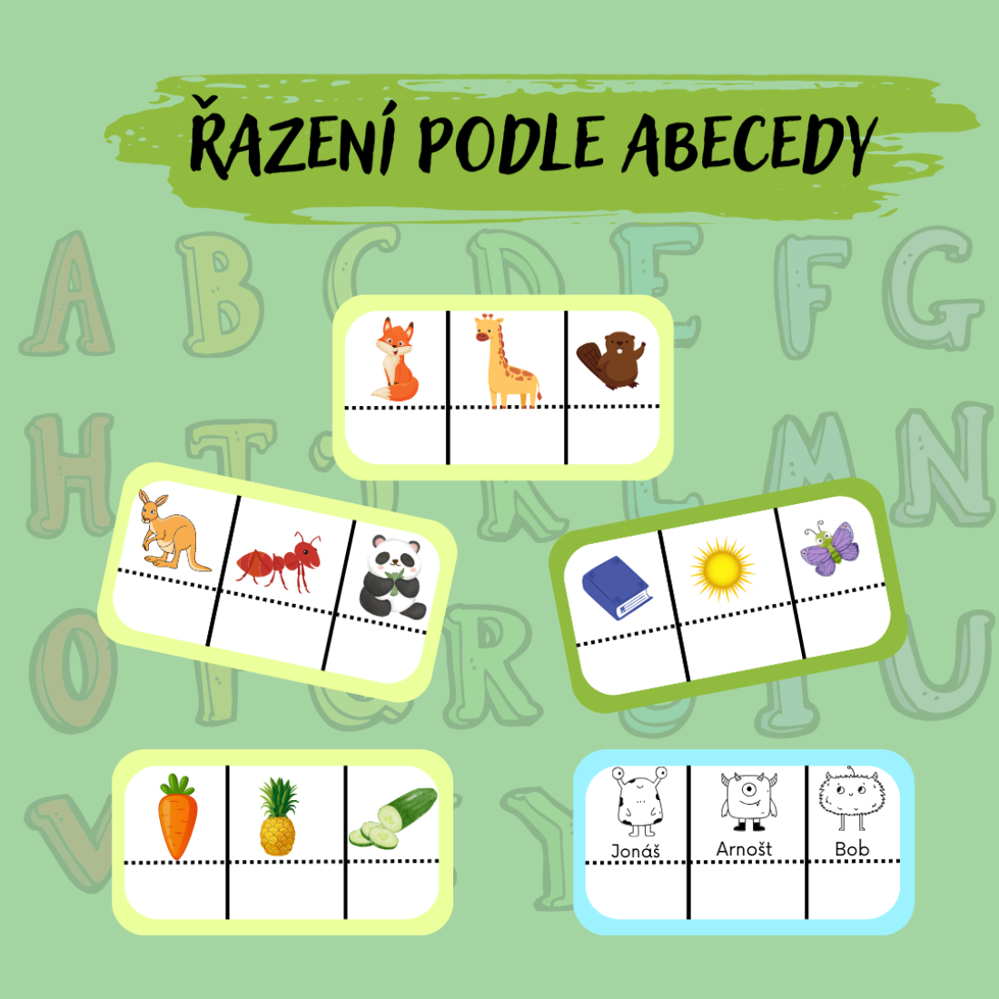 Řazení slov podle abecedy | Učitelnice