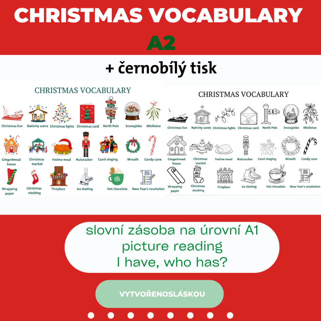 Christmas vocabulary A2 | Učitelnice