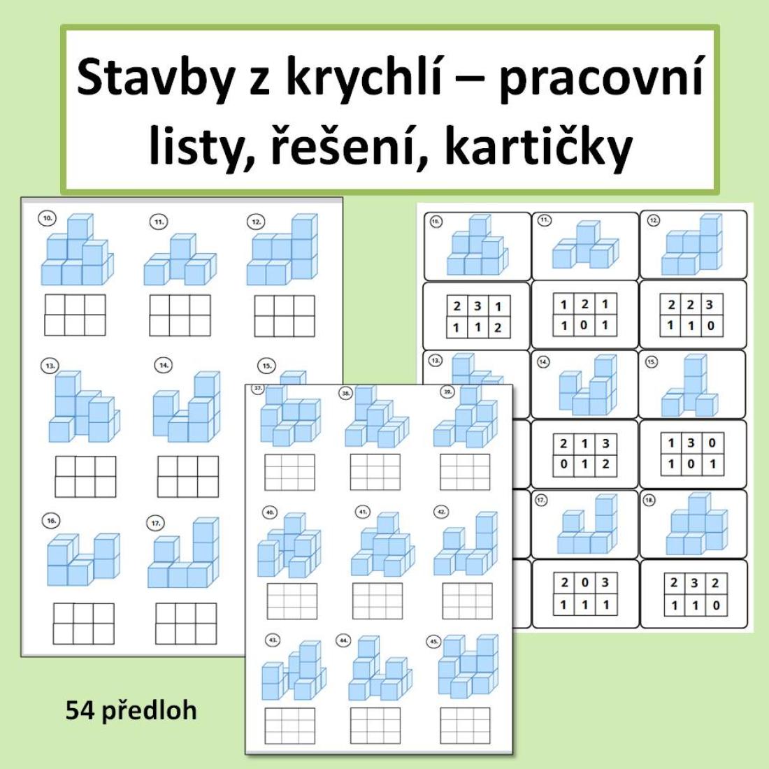 Stavby z krychlí | Učitelnice