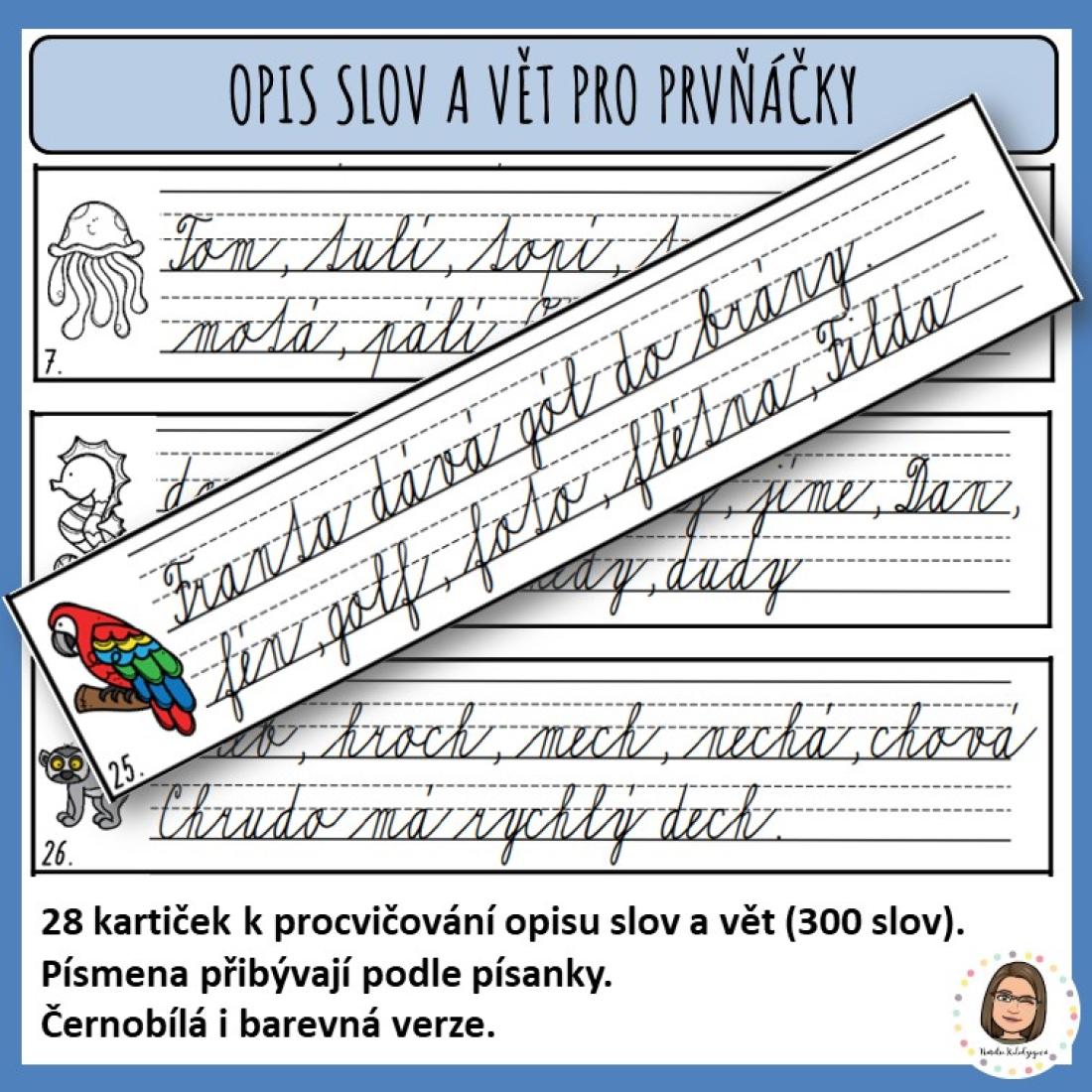 Opis slov pro prvňáčky | Učitelnice
