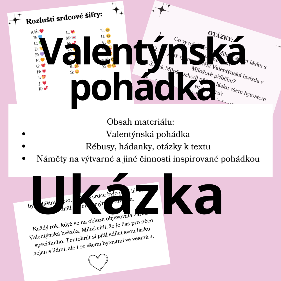 Valentýnská pohádka - Srdce mezi hvězdami | Učitelnice