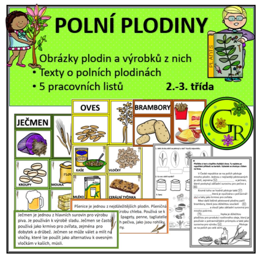 POLNÍ PLODINY | Učitelnice