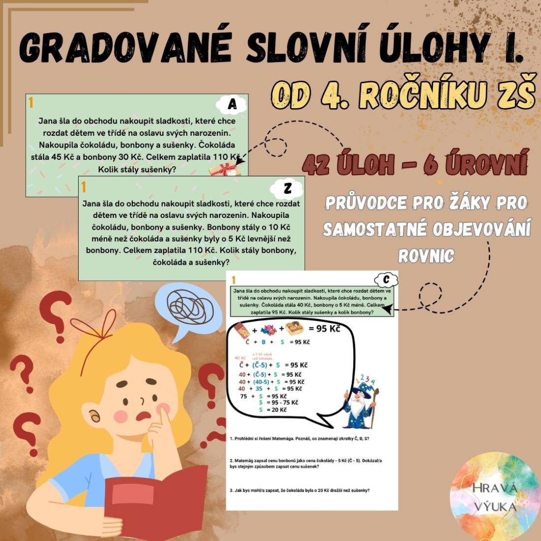 Gradované slovní úlohy I. | Učitelnice