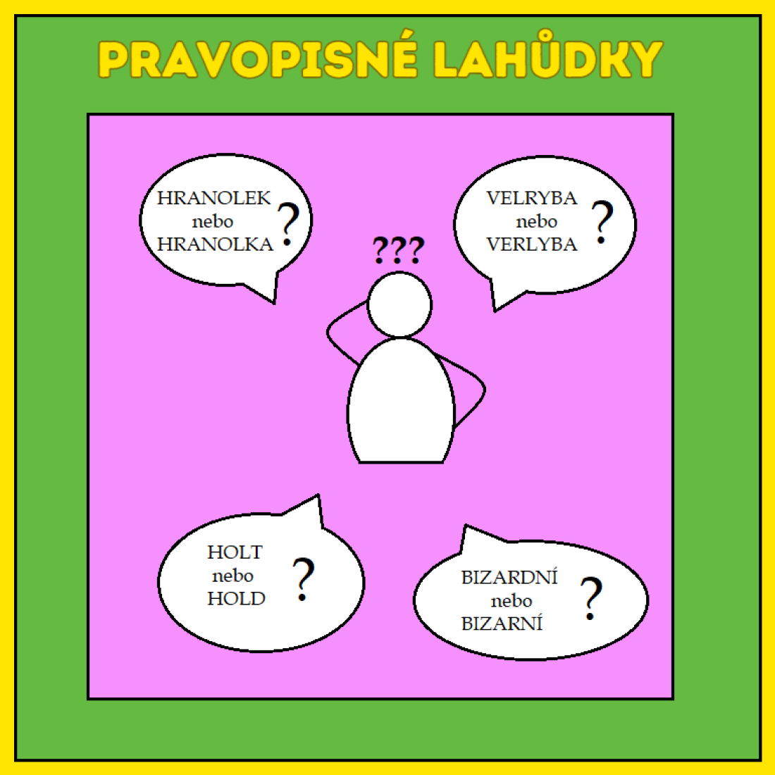 Pravopisné lahůdky II | Učitelnice