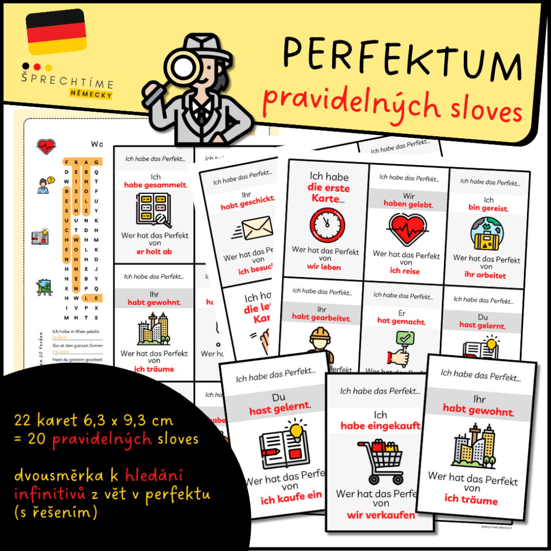 PERFEKTUM pravidelných sloves | Učitelnice