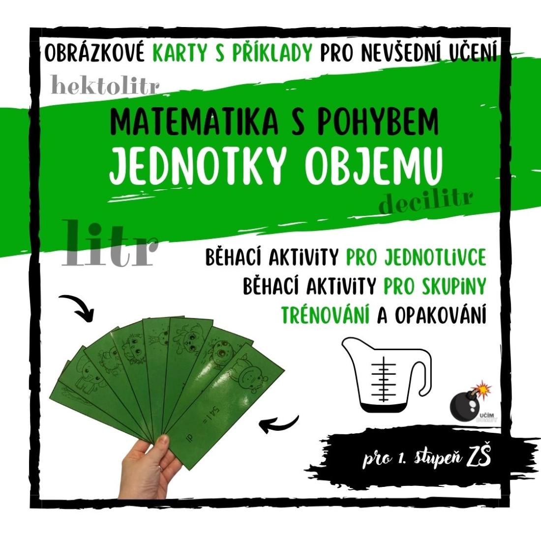 MATEMATIKA S POHYBEM - Jednotky objemu | Učitelnice