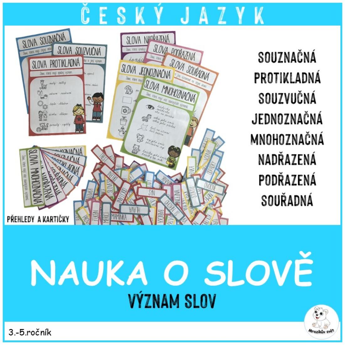 Nauka o slově - význam slov | Učitelnice