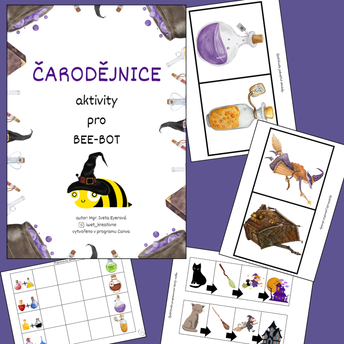 ČARODĚJNICE - aktivity pro Bee-Bot | Učitelnice
