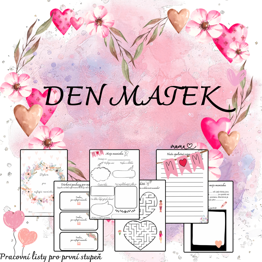 Materiál - Den matek
