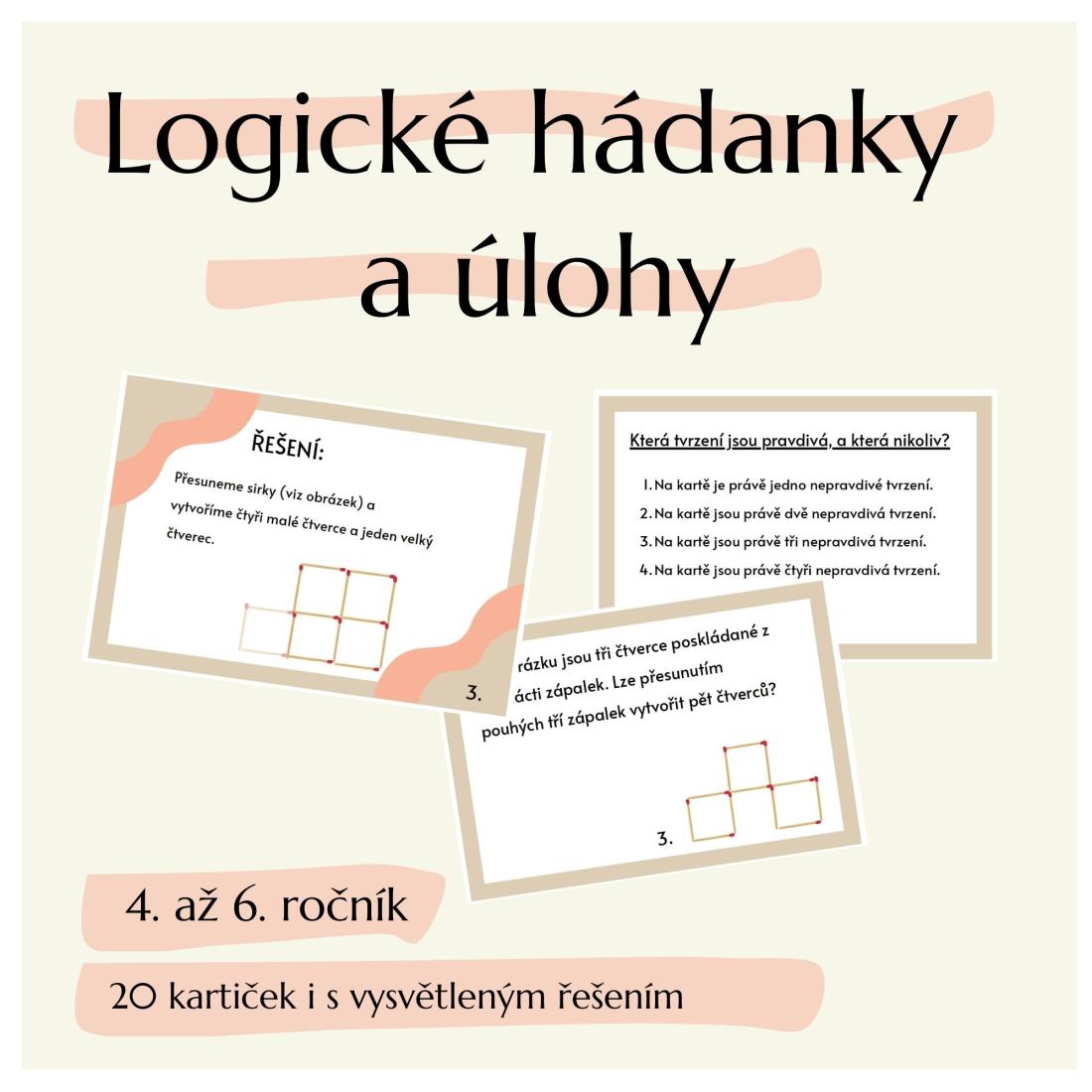 Materiál - Logické úlohy a hádanky