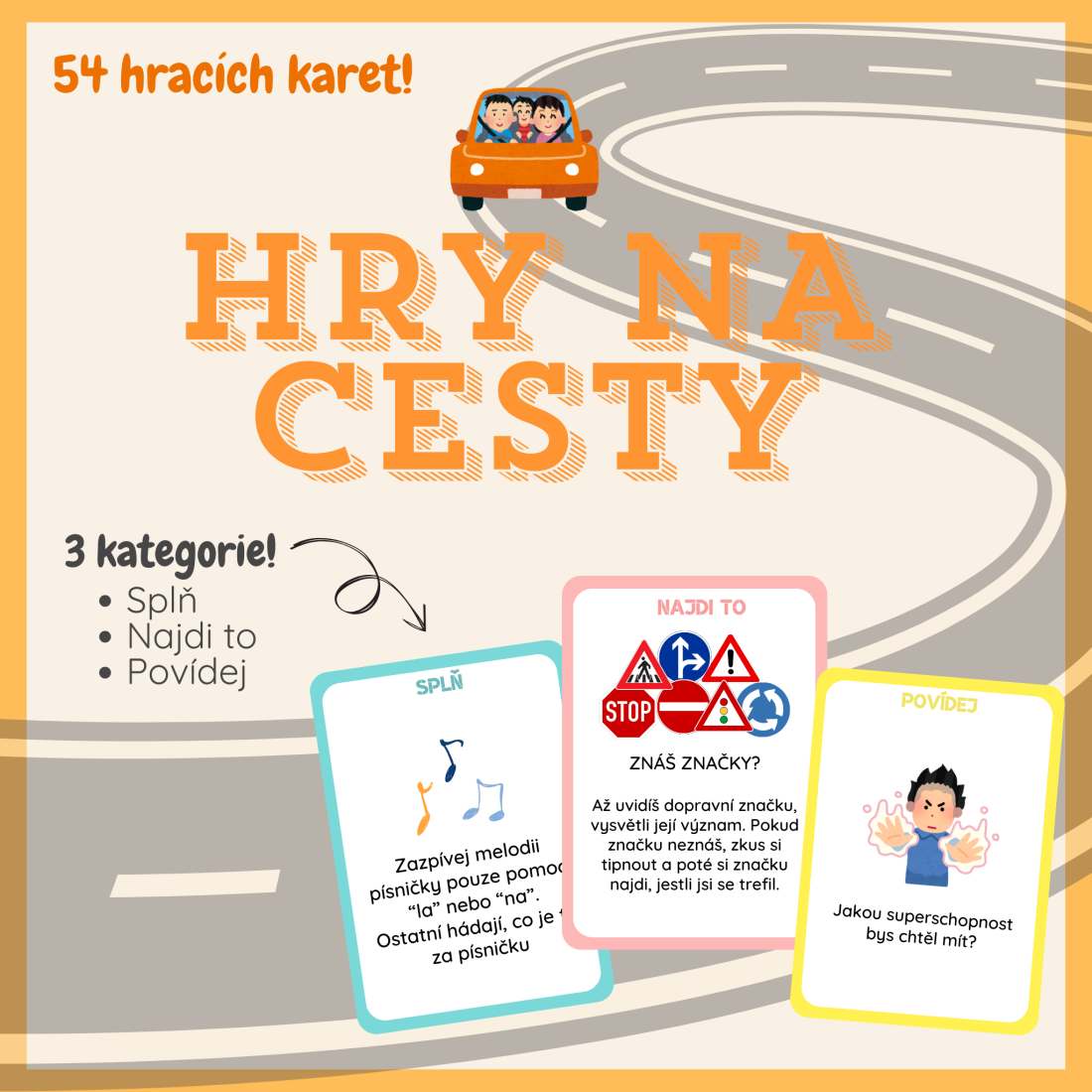 Hry do auta, na cesty 🚗🃏 | Učitelnice