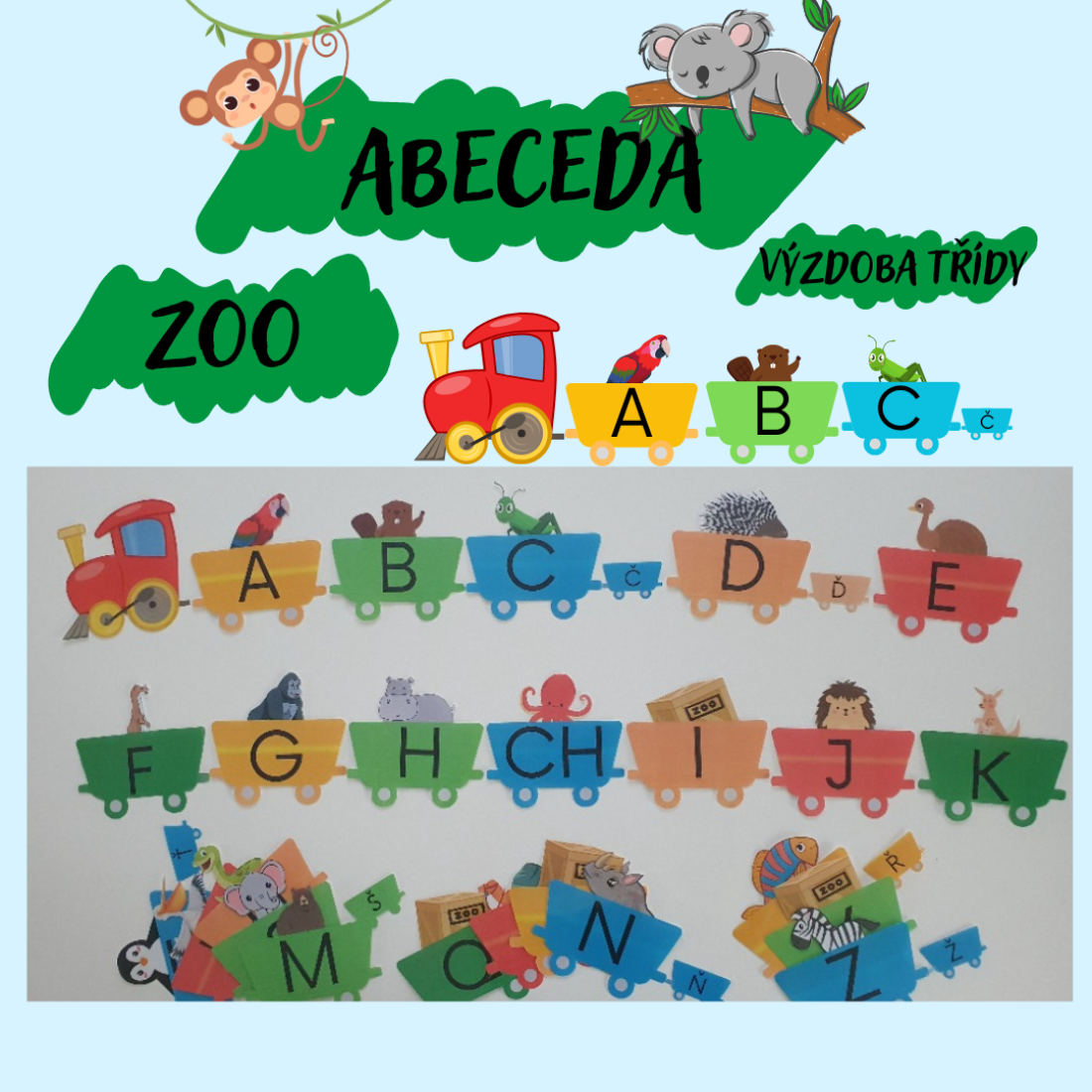 Abeceda - téma ZOO | Učitelnice