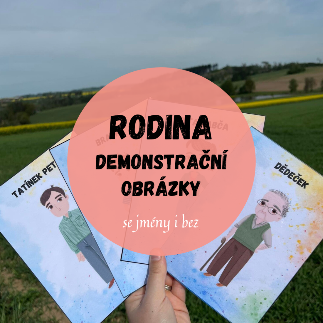 Materiál - RODINA - DEMONSTRAČNÍ OBRÁZKY