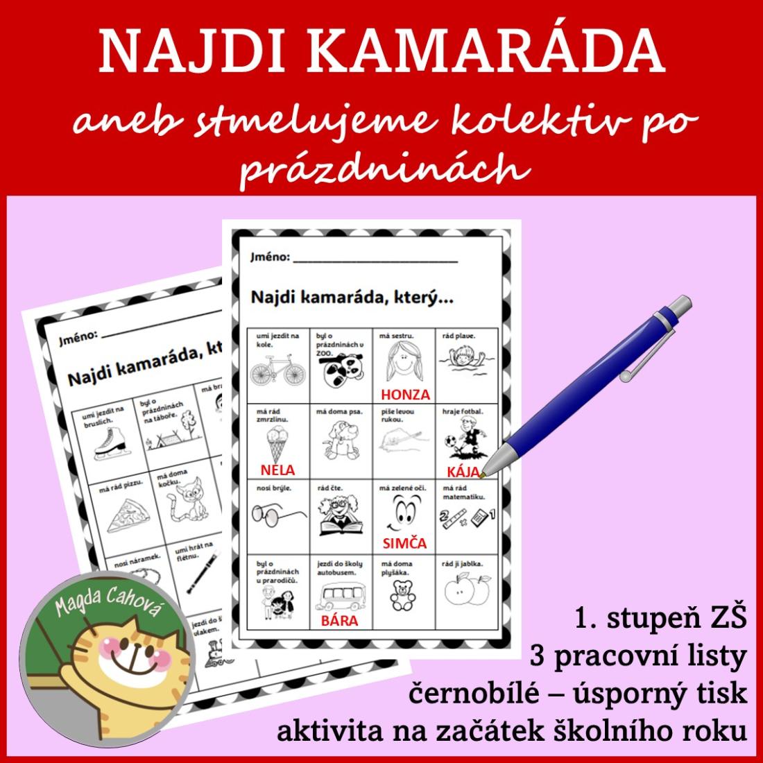 Najdi kamaráda, který... | Učitelnice