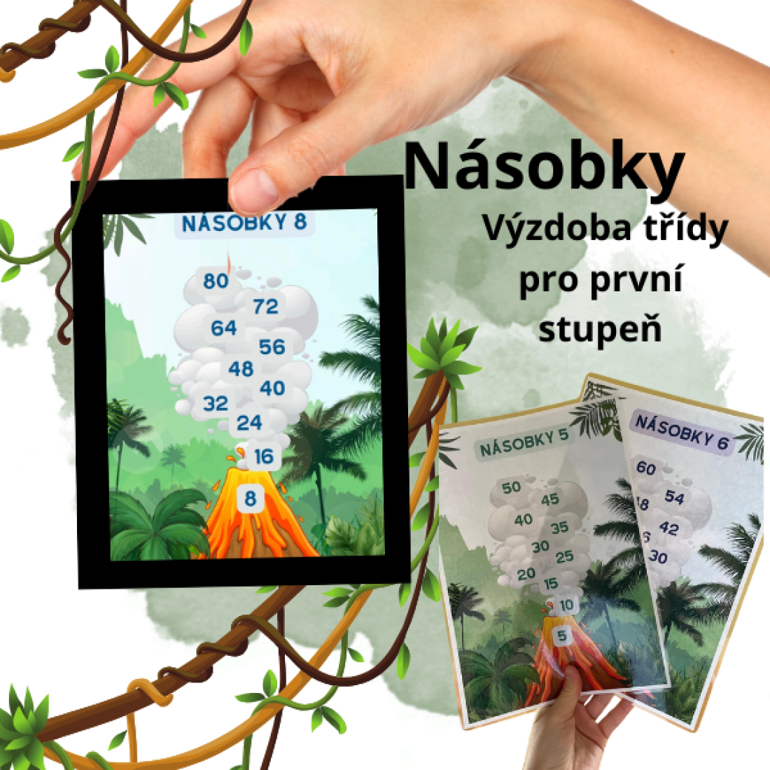 Násobky - výzdoba třídy | Učitelnice