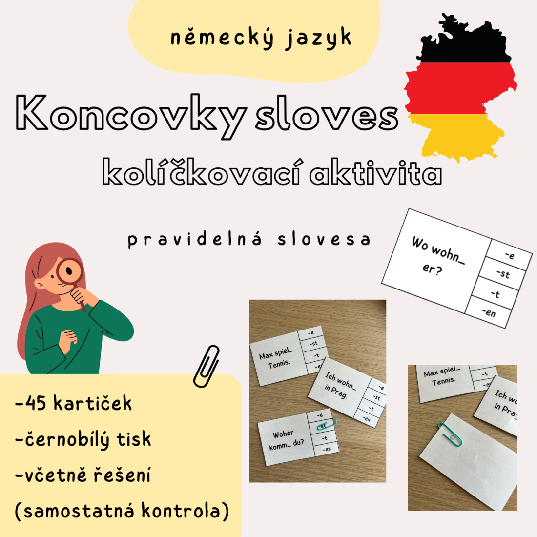 Časování sloves, koncovky v NJ | Učitelnice