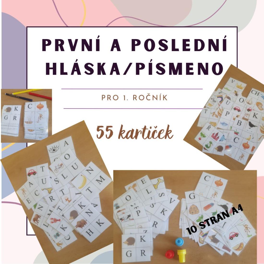 První a poslední hláska/písmeno | Učitelnice